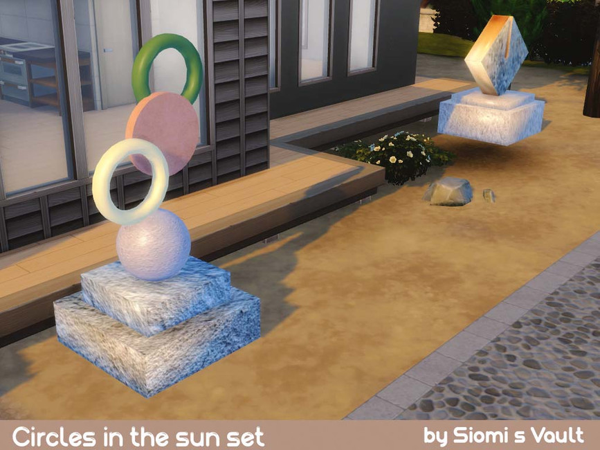 The Sims Resource - Circles in the sun Sculpture #04