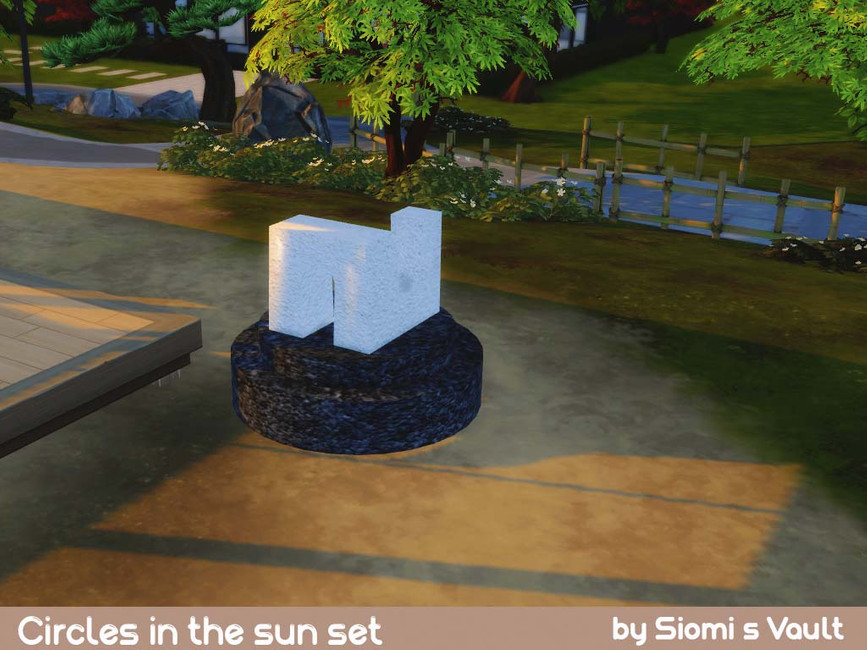 The Sims Resource - Circles in the sun Sculpture #09