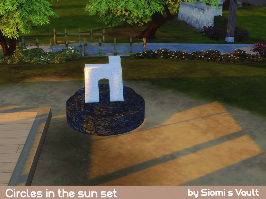The Sims Resource - Circles in the sun Sculpture #09