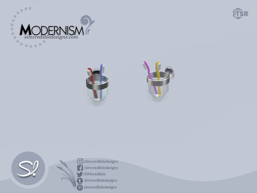The Sims Resource - Modernism wall tooth brush