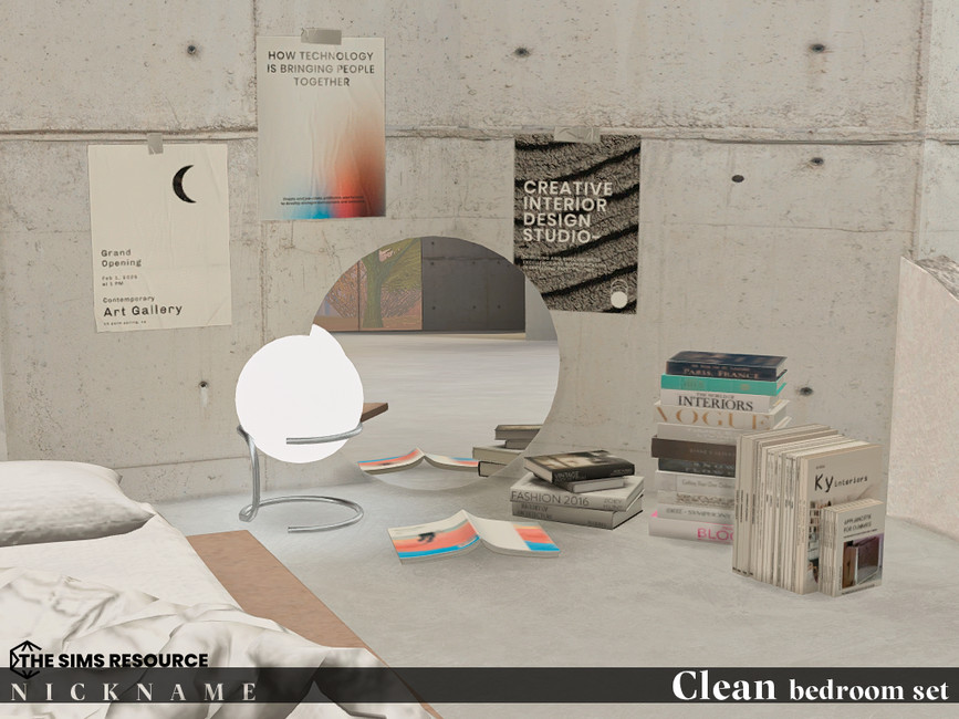 The Sims Resource - Clean bedroom set