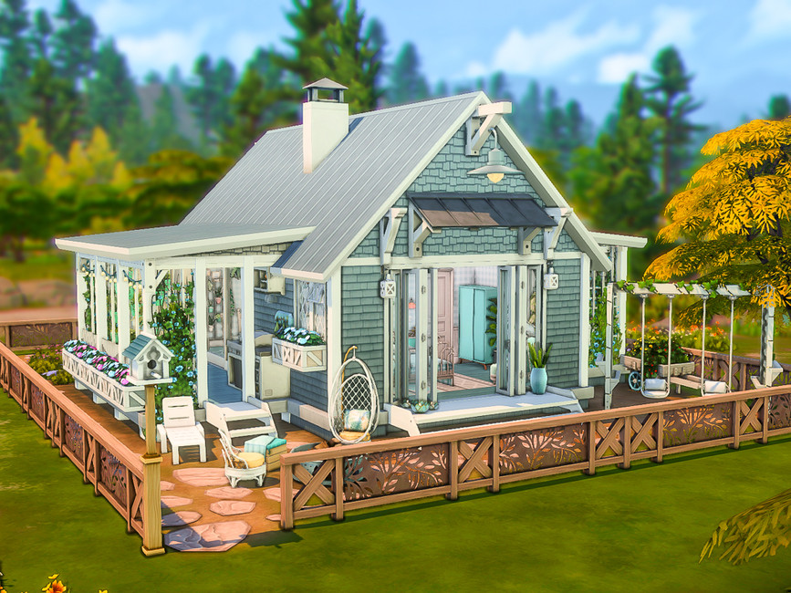 The Sims Resource - Mint cabin