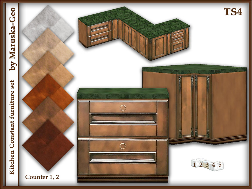 The Sims Resource - M-Geo [kitchen Constant] counter
