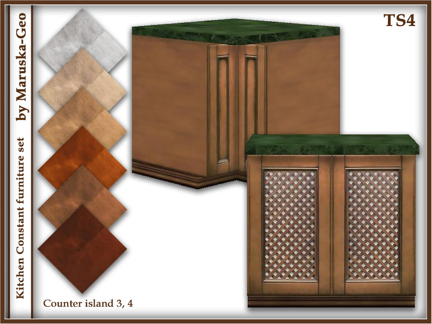 The Sims Resource - M-Geo [kitchen Constant] counter island