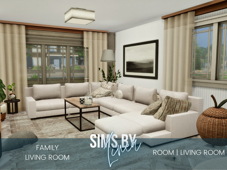 Sims 4 Living Room Designs
