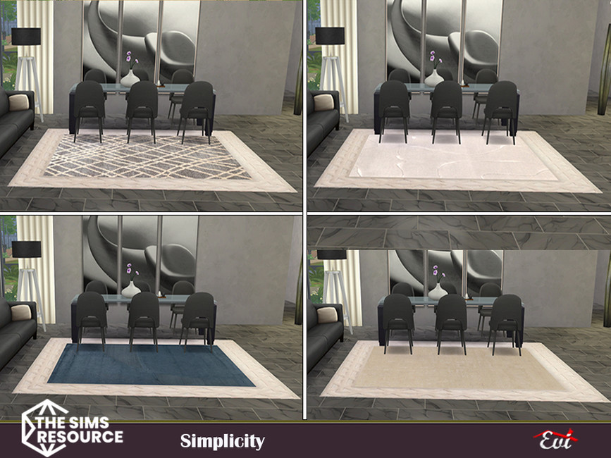 The Sims Resource - Simplicity rugs