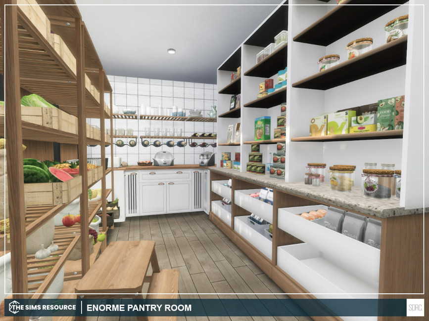 The Sims Resource - Enorme Pantry Room - CC TSR