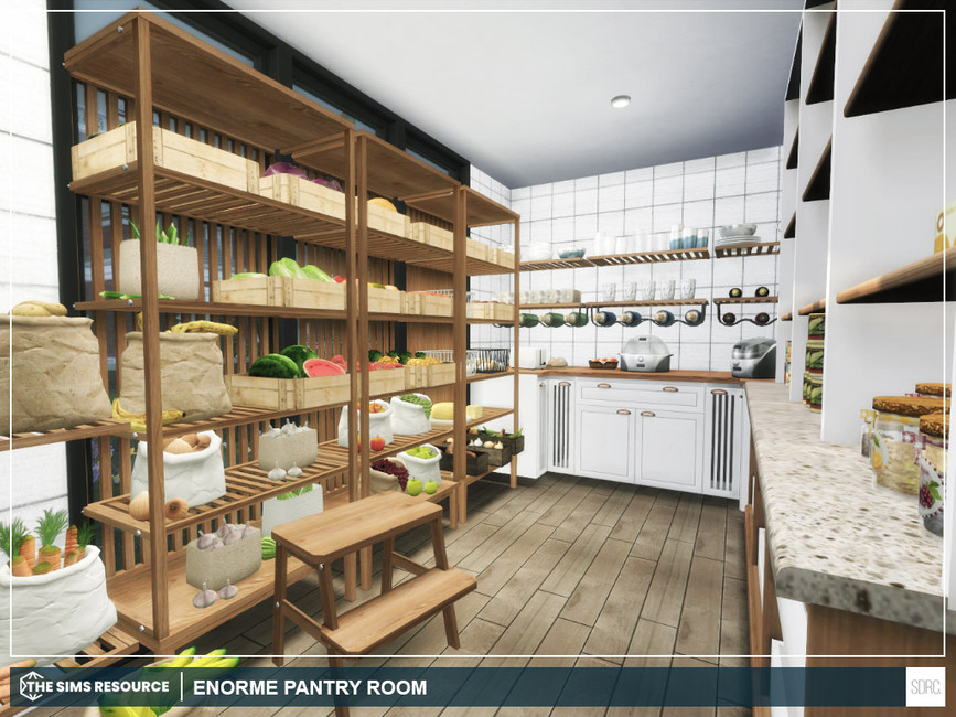 The Sims Resource - Enorme Pantry Room - CC TSR