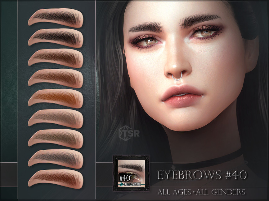 The Sims Resource - Eyebrows 40