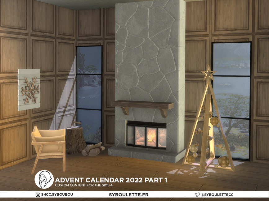 The Sims Resource - Patreon release - Advent Calendar 2022 - Part 1