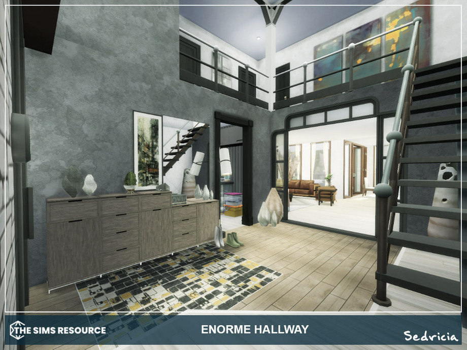The Sims Resource | Enorme Hallway - CC TSR