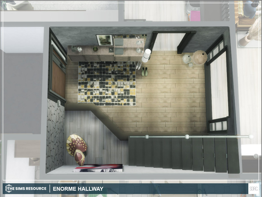 The Sims Resource | Enorme Hallway - CC TSR