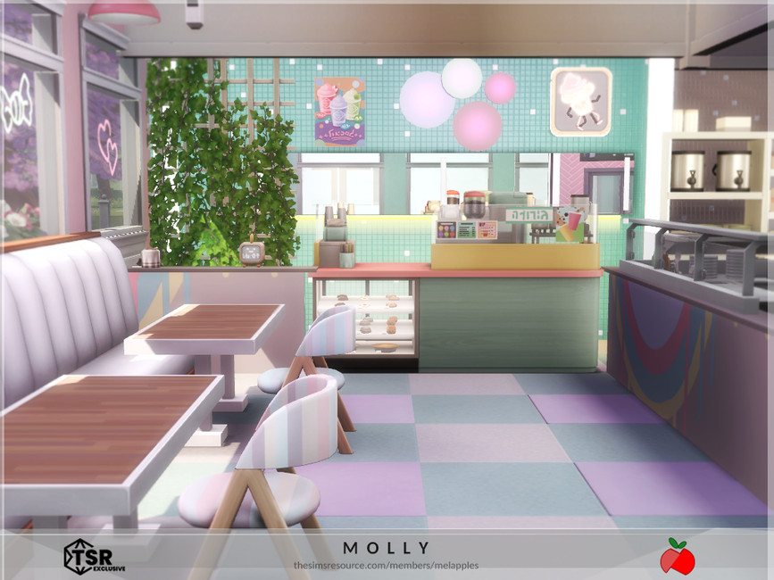 The Sims Resource - Molly - ice cream parlor - no cc