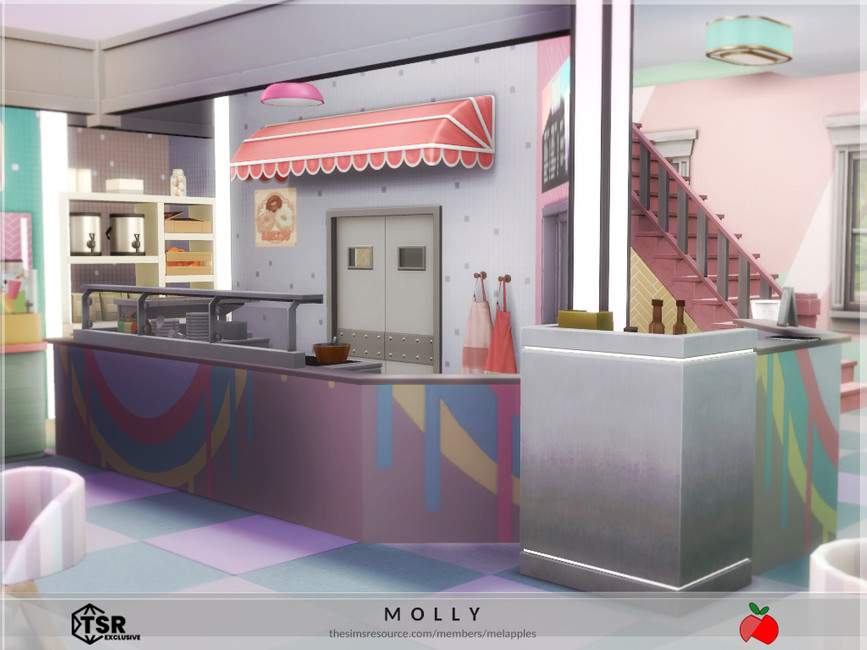 The Sims Resource - Molly - ice cream parlor - no cc