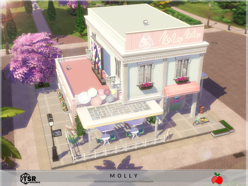 The Sims Resource - Molly - ice cream parlor - no cc