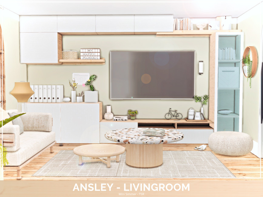 The Sims Resource - Ansley Livingroom - TSR only CC