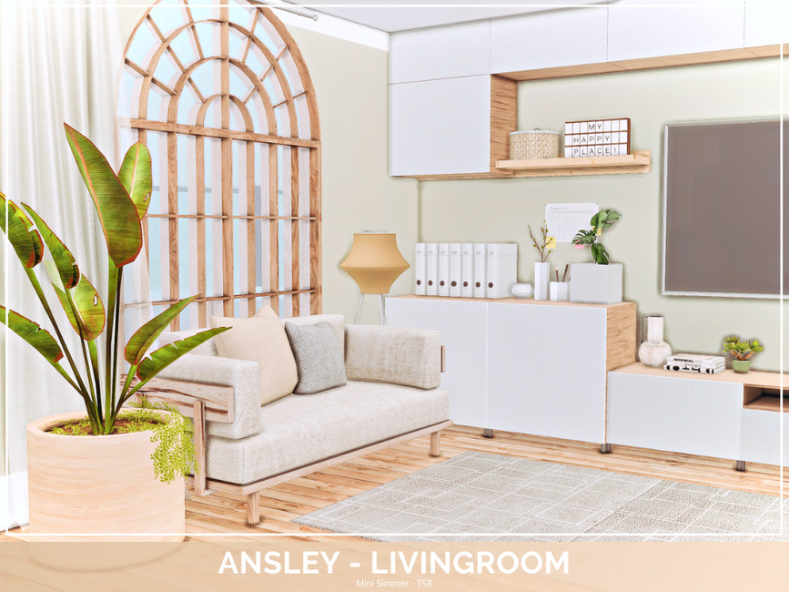The Sims Resource - Ansley Livingroom - TSR only CC