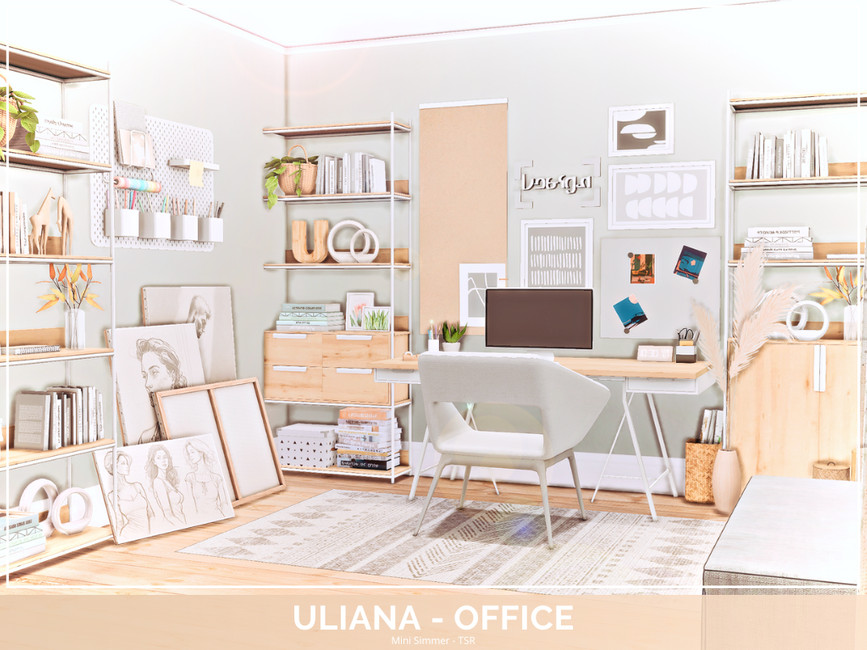 The Sims Resource - Uliana Office - TSR Only CC