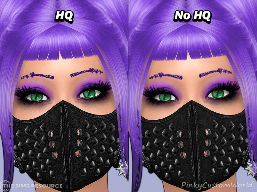 The Sims Resource - Eyebrows N2 - Glitter V1