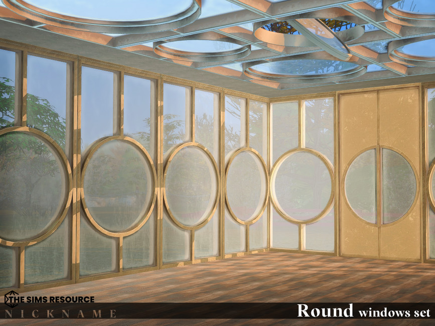 The Sims Resource - Round windows set