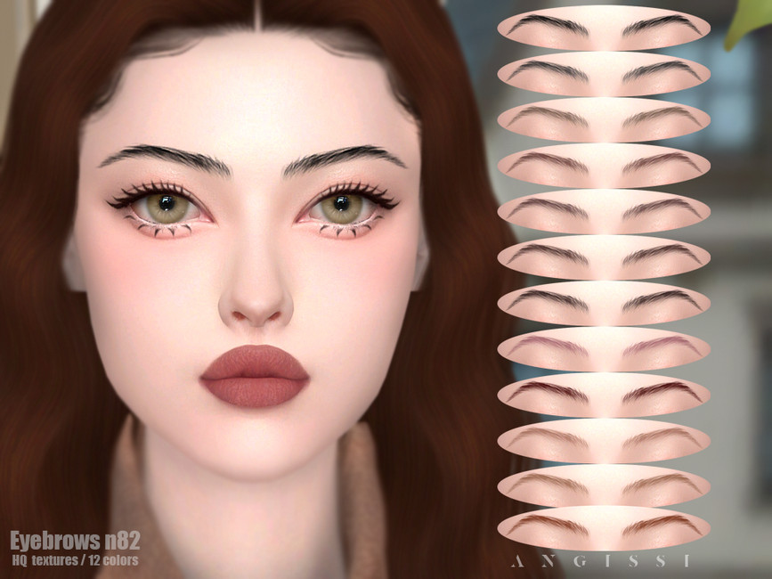 The Sims Resource - Eyebrows n82