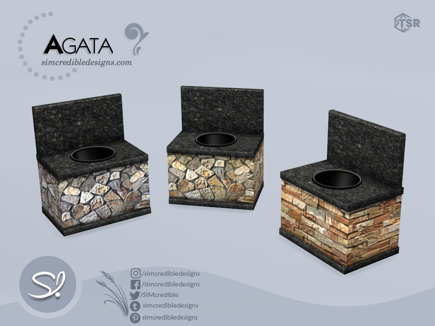 The Sims Resource - Agata Trash can