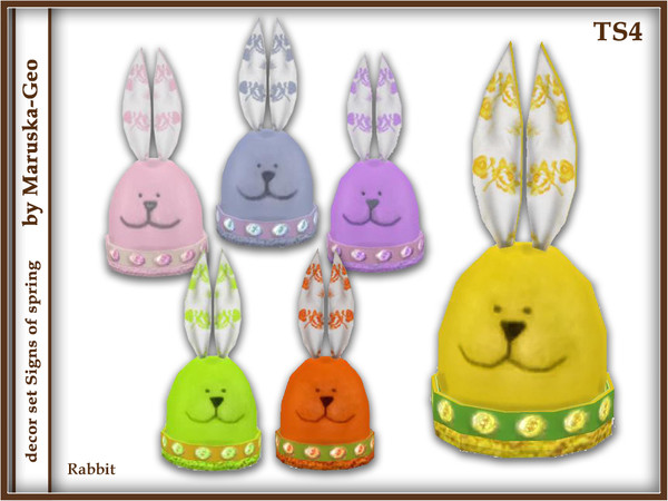 The Sims Resource | [decor Signs of spring] Rabbit