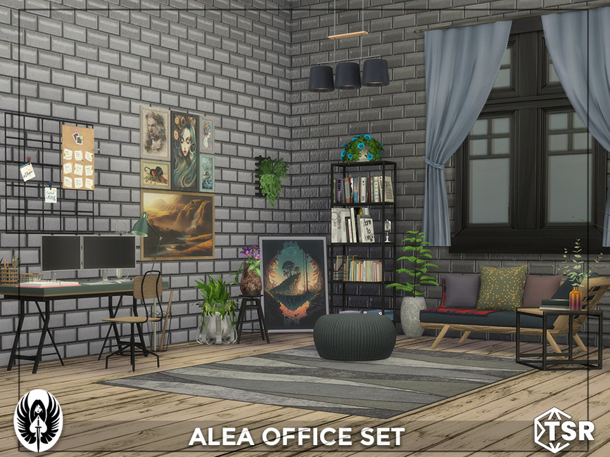 The Sims Resource - Alea Office Set