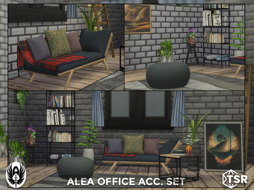 The Sims Resource - Alea Office Acc. Set