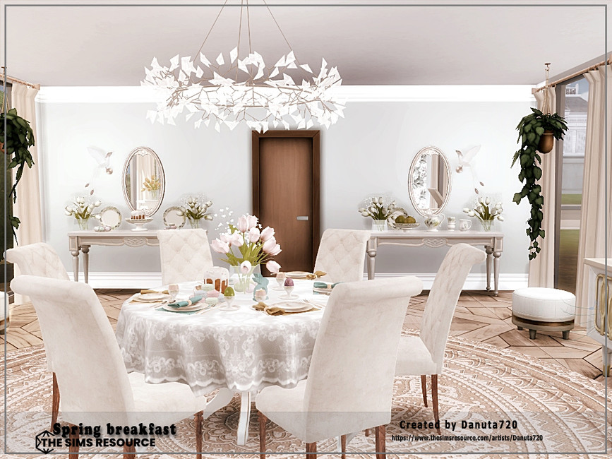 The Sims Resource - Spring breakfast - Dining room