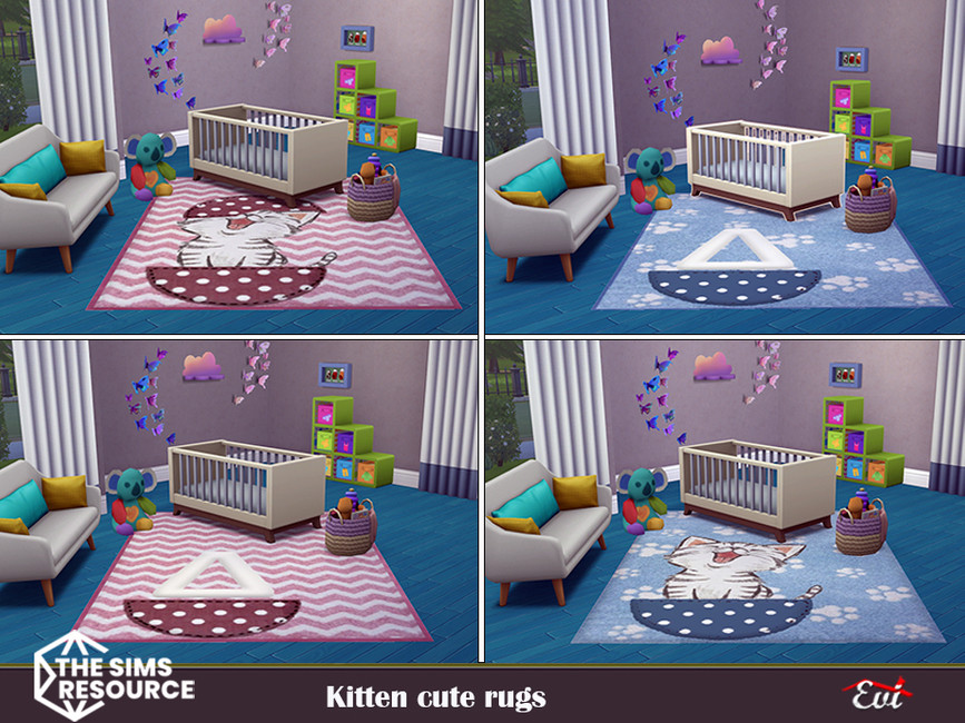The Sims Resource - Kitten Cute rugs