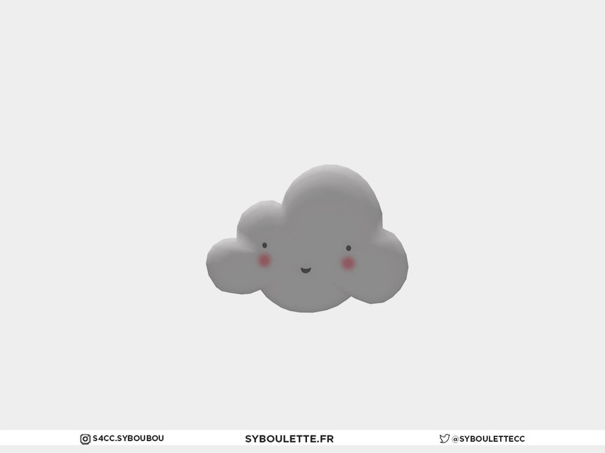The Sims Resource - Dreamy - Kawaii cloud toy