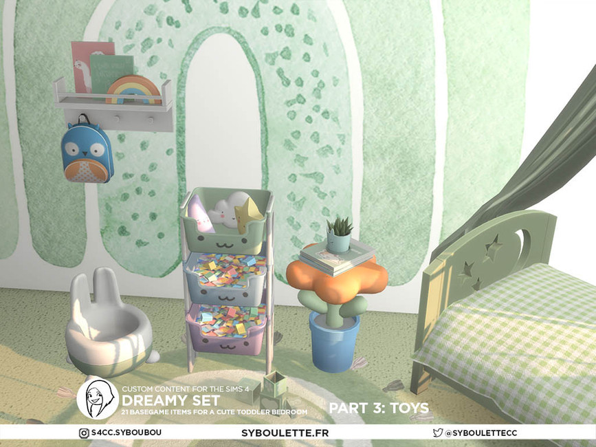 The Sims Resource - Patreon release - Dreamy kid bedroom set - Part3: Toys