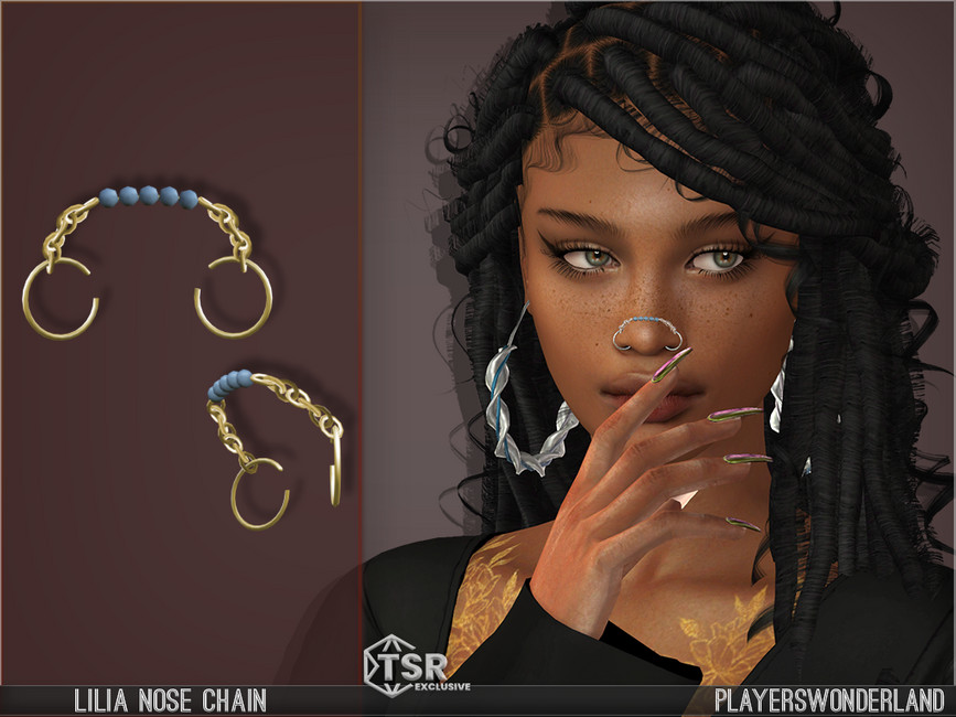 The Sims Resource - Lilia Nose Chain