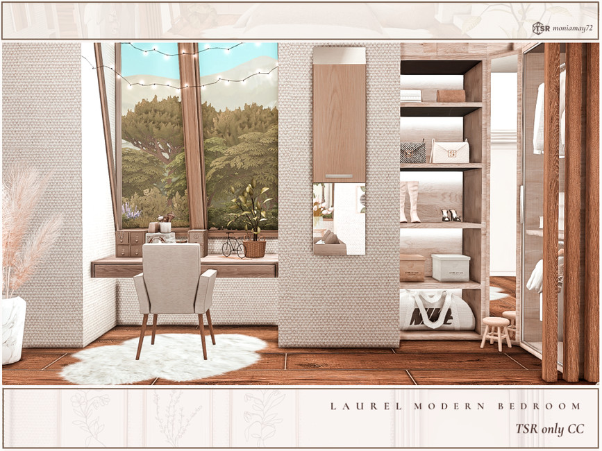 The Sims Resource - Laurel Modern Bedroom TSR only CC