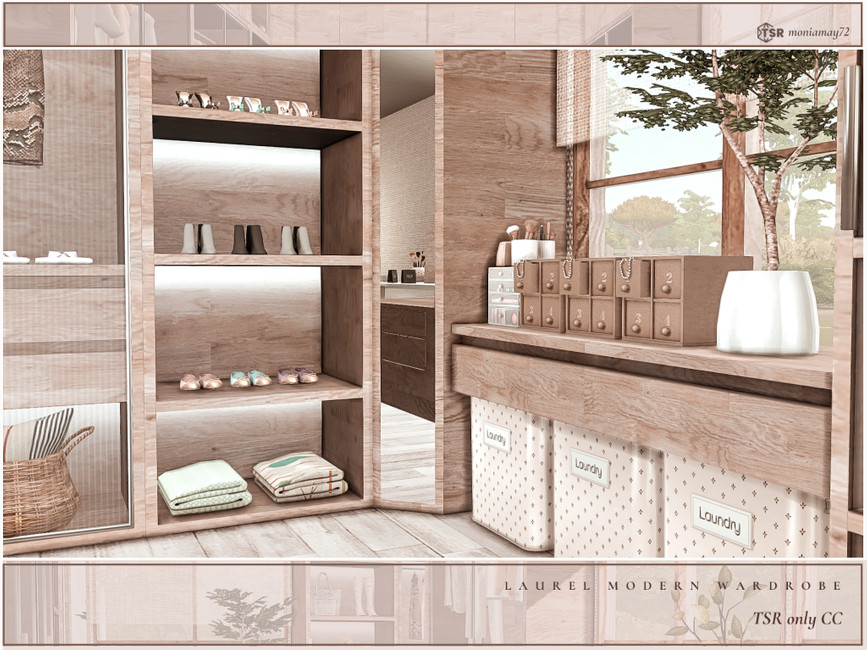 The Sims Resource - Laurel Modern Wardrobe TSR only CC
