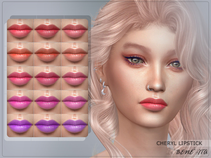 The Sims Resource - Cheryl Lipstick [HQ]