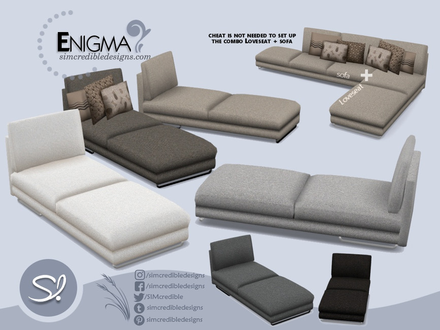 The Sims Resource - Enigma Loveseat