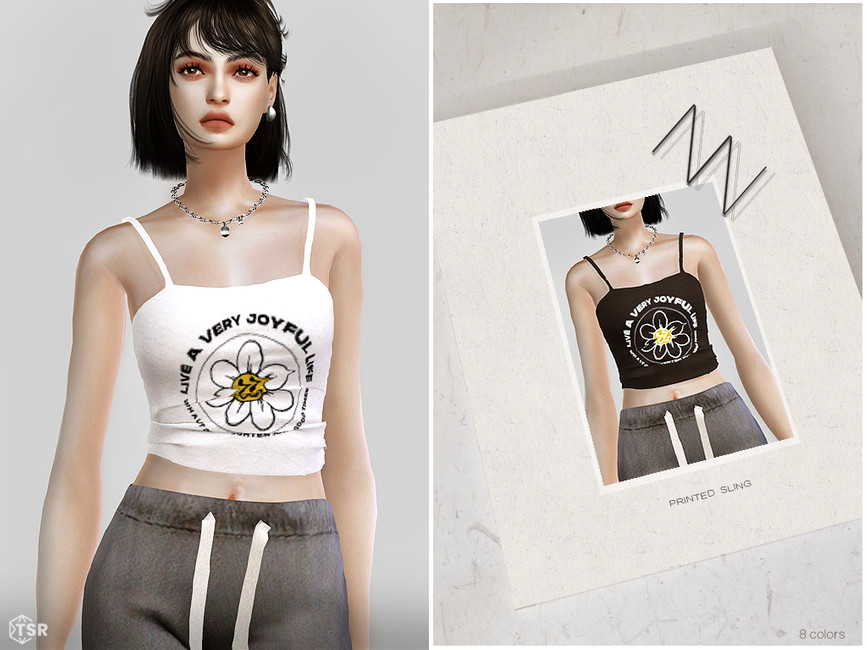 The Sims Resource - PRINTED SLING