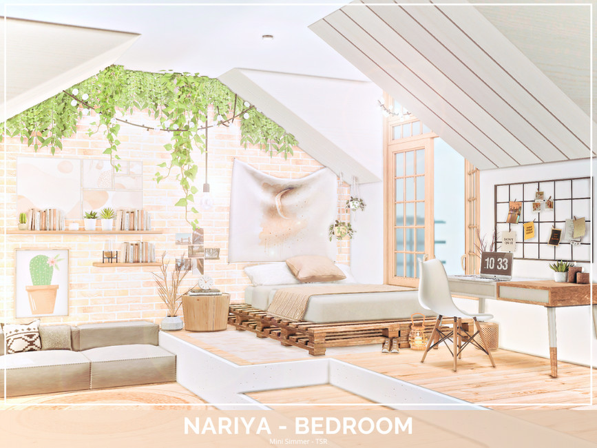 The Sims Resource - Nariya Bedroom - TSR Only CC