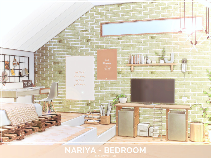 The Sims Resource - Nariya Bedroom - TSR Only CC