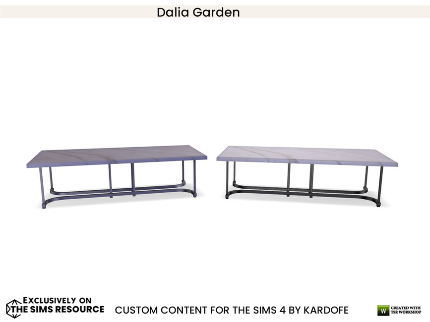 The Sims Resource - Dalia Garden Coffee table