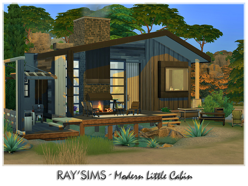The Sims Resource - Modern Little Cabin