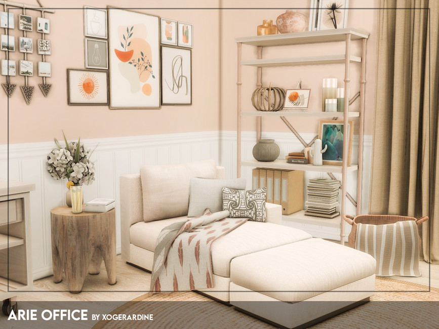 The Sims Resource - Arie Office (TSR only CC)