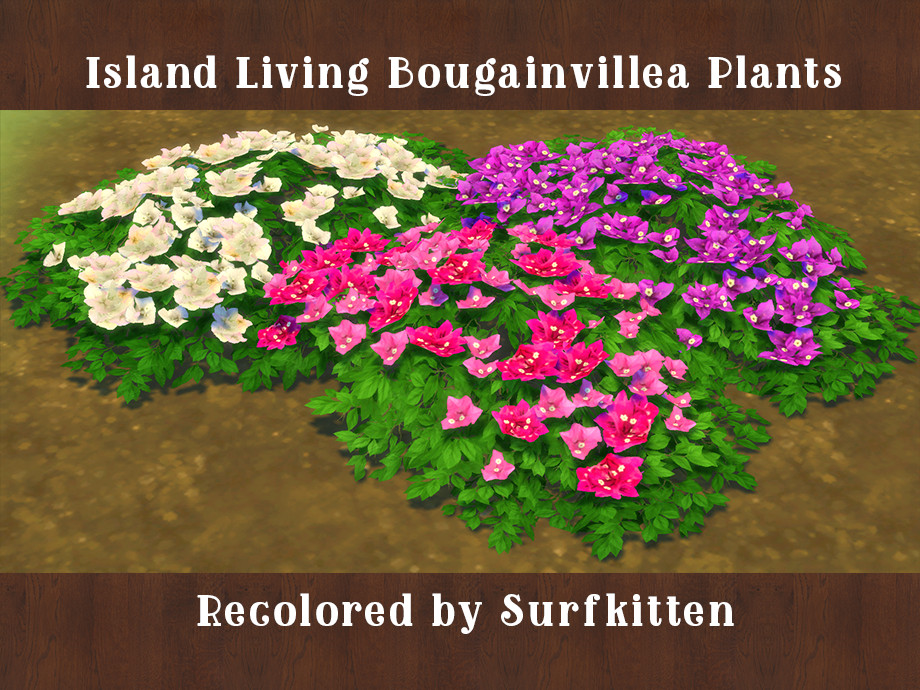 The Sims Resource | Recolored Bougainvillea Plants