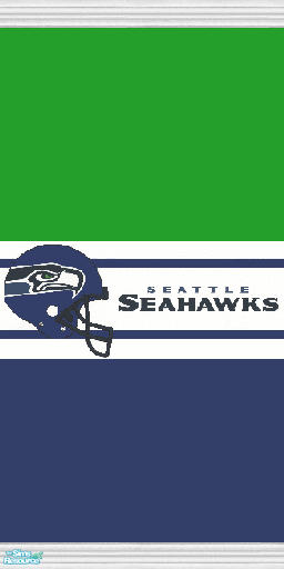 The Sims Resource | PT NFL Seattle Seahawks -Wall 1