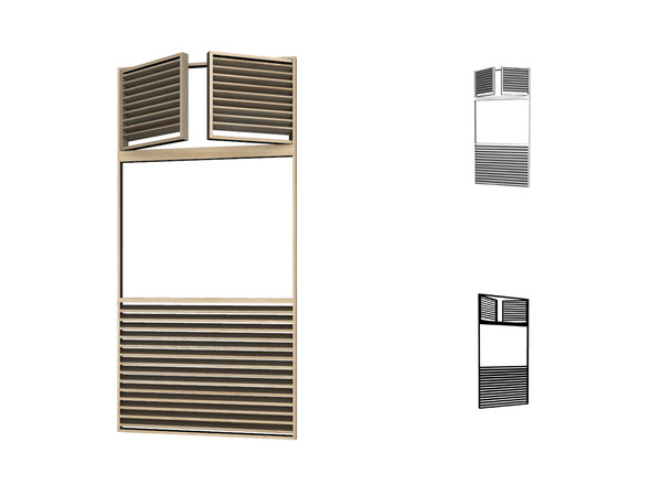 The Sims Resource | Lillith Nook 1 tile Shutter