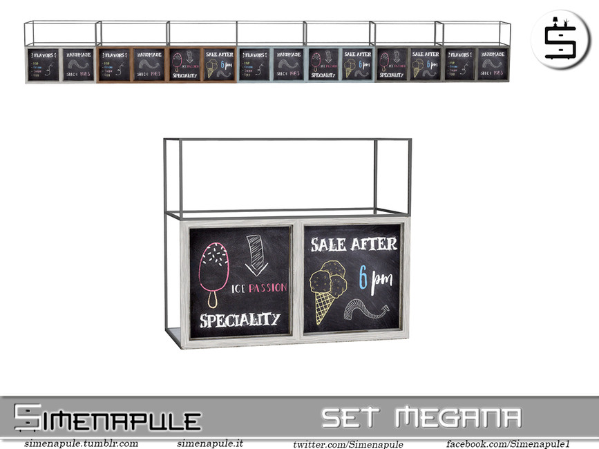 The Sims Resource - Ice Cream Shop Megana - Upper Cabinet 01