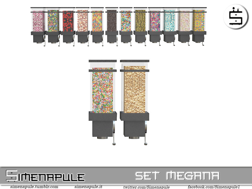 The Sims Resource - Ice Cream Shop Megana - Topping Dispencers