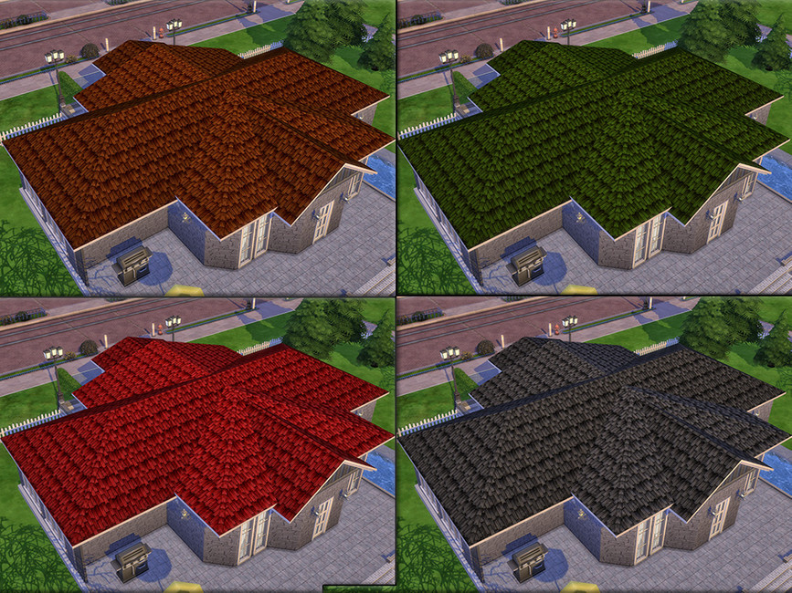 The Sims Resource - Batten Roof
